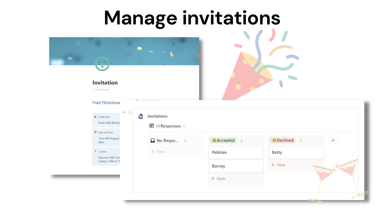 Notion Party Planner | Notion Everything