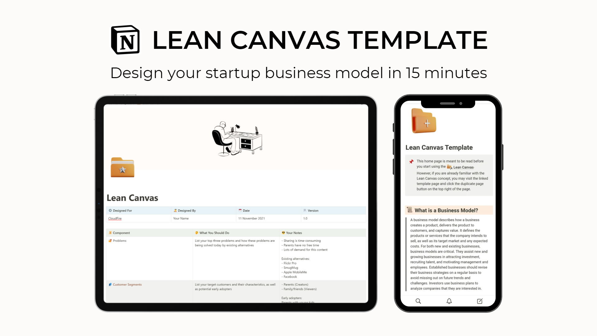 Notion Lean Canvas Notion Everything