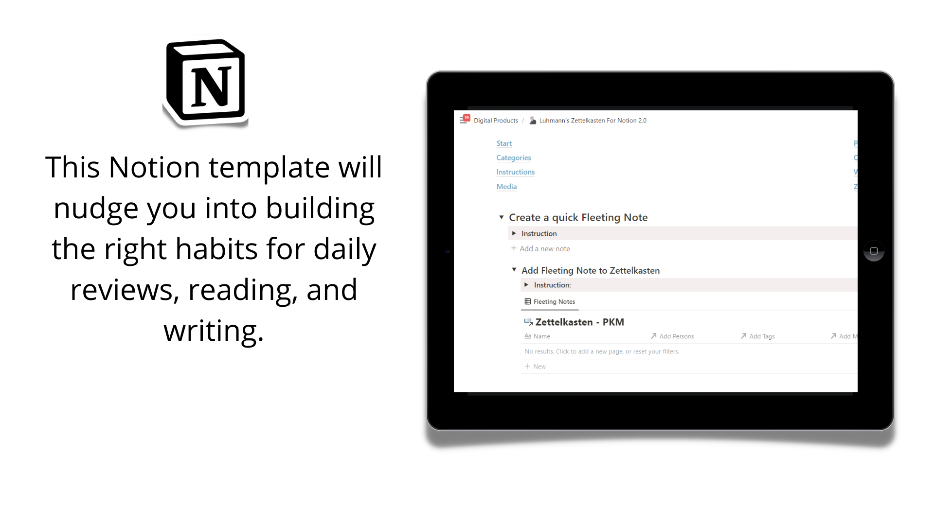 Luhmann's Zettelkasten for Notion 2.0 - Personal Knowledge Management Template | Notion Everything