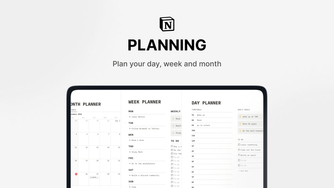 PLANNER | Notion Everything