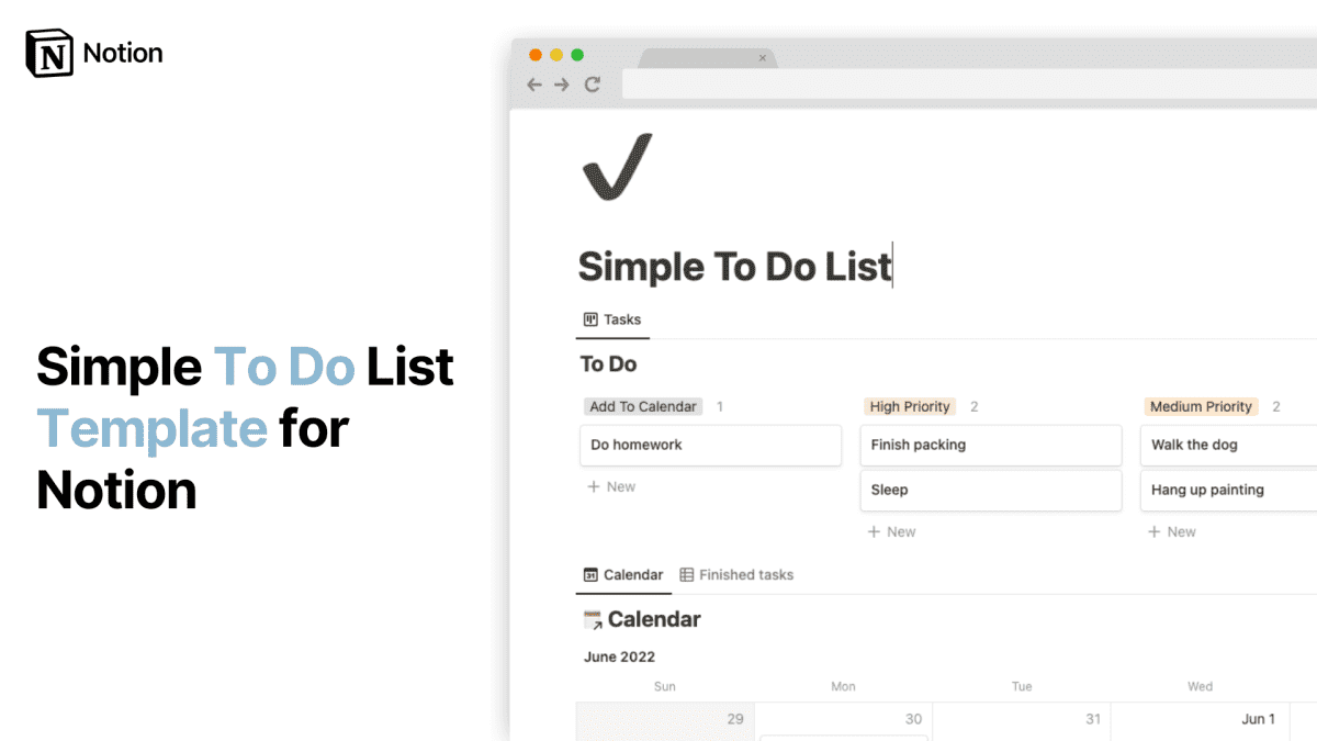 Simple To Do List Notion Everything