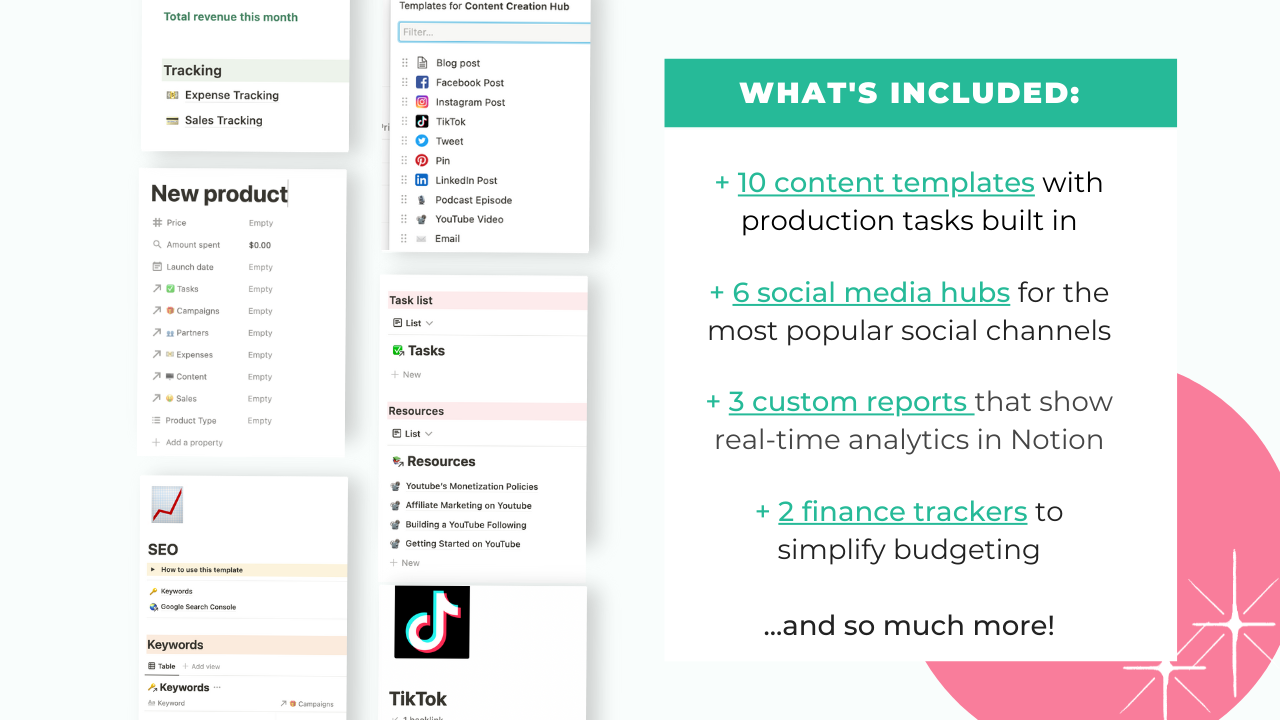 Notion Blog Dashboard Template Bundle | Notion Everything