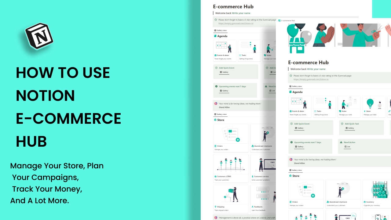 Notion E-commerce Hub | Notion Everything