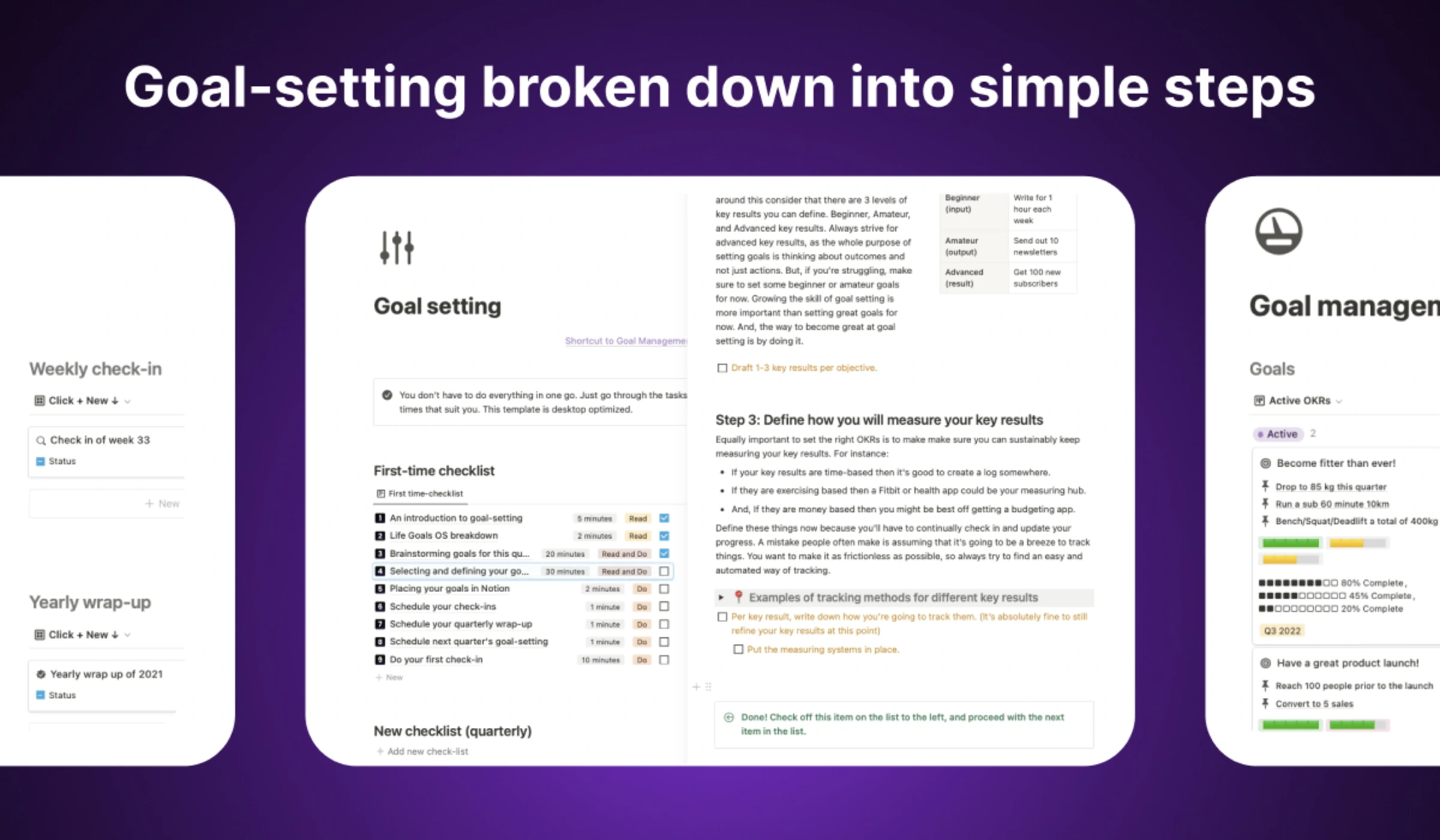 Life Goals Os | Notion Everything