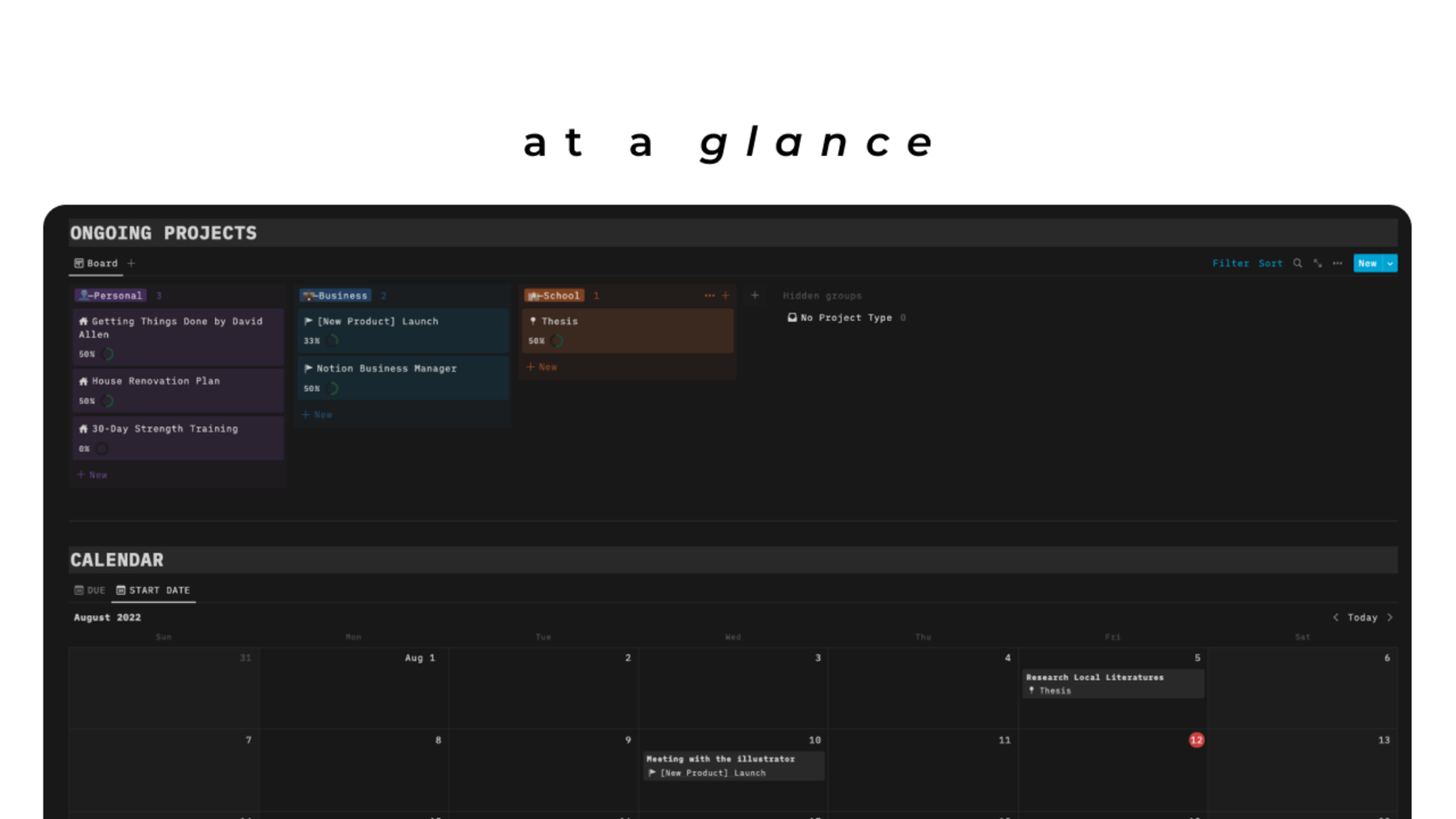 [NOTION] GTD System Dashboard | Notion Everything