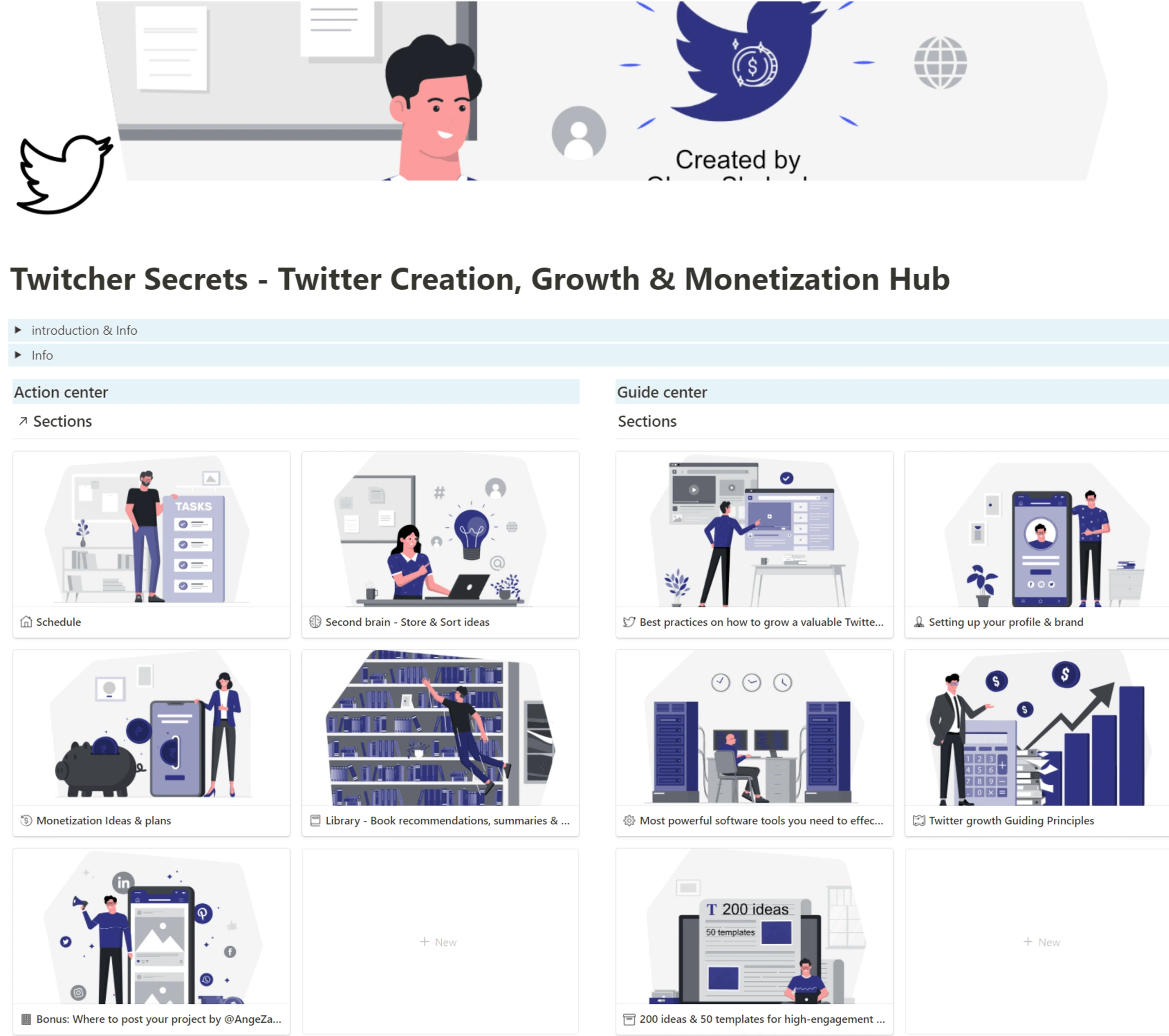 Twitcher Secrets - Twitter Growth, Creation & Monetization OS | Notion ...