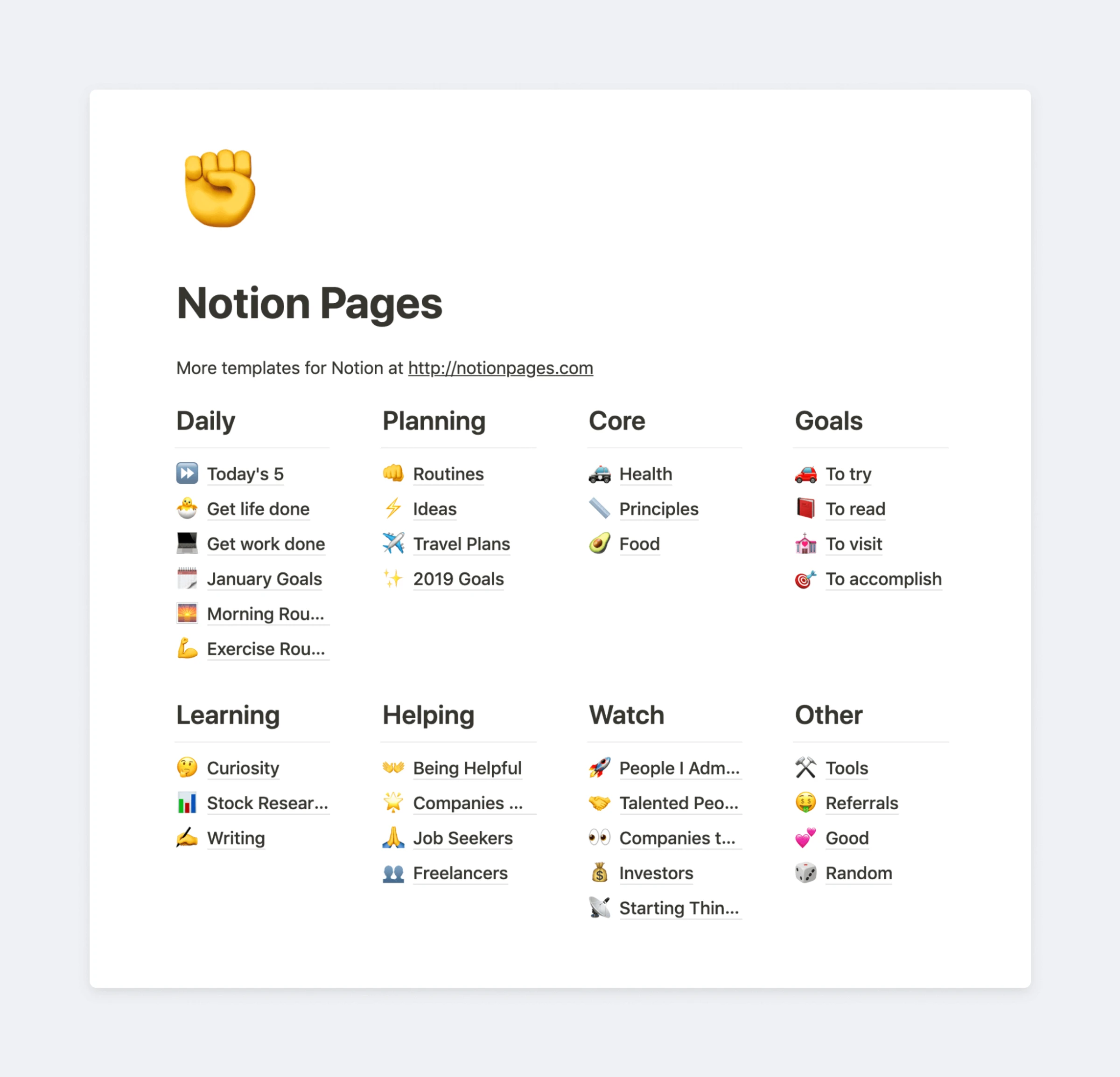 Life Wiki Notion Everything