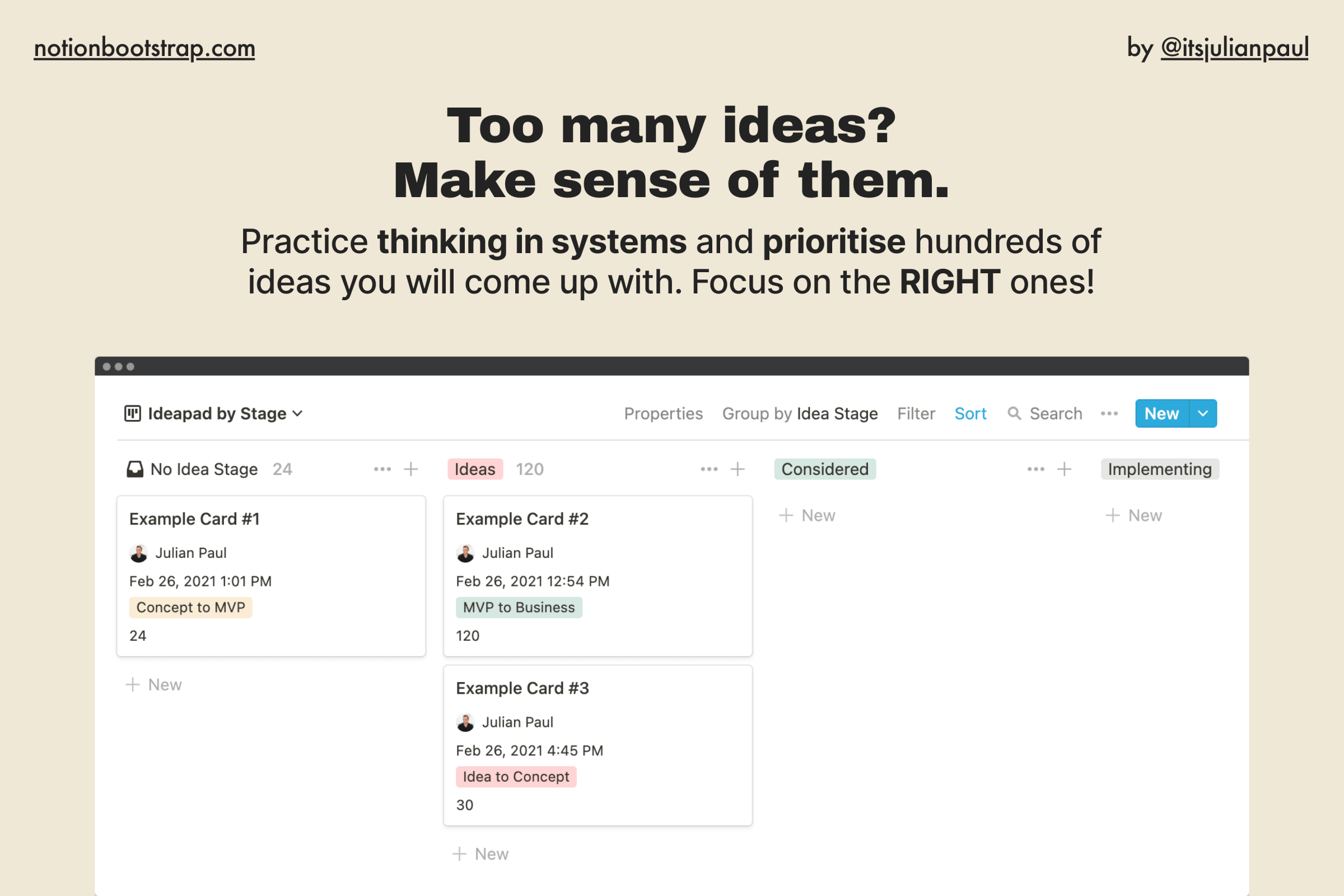 BOOTSTRAP OS | Notion Everything