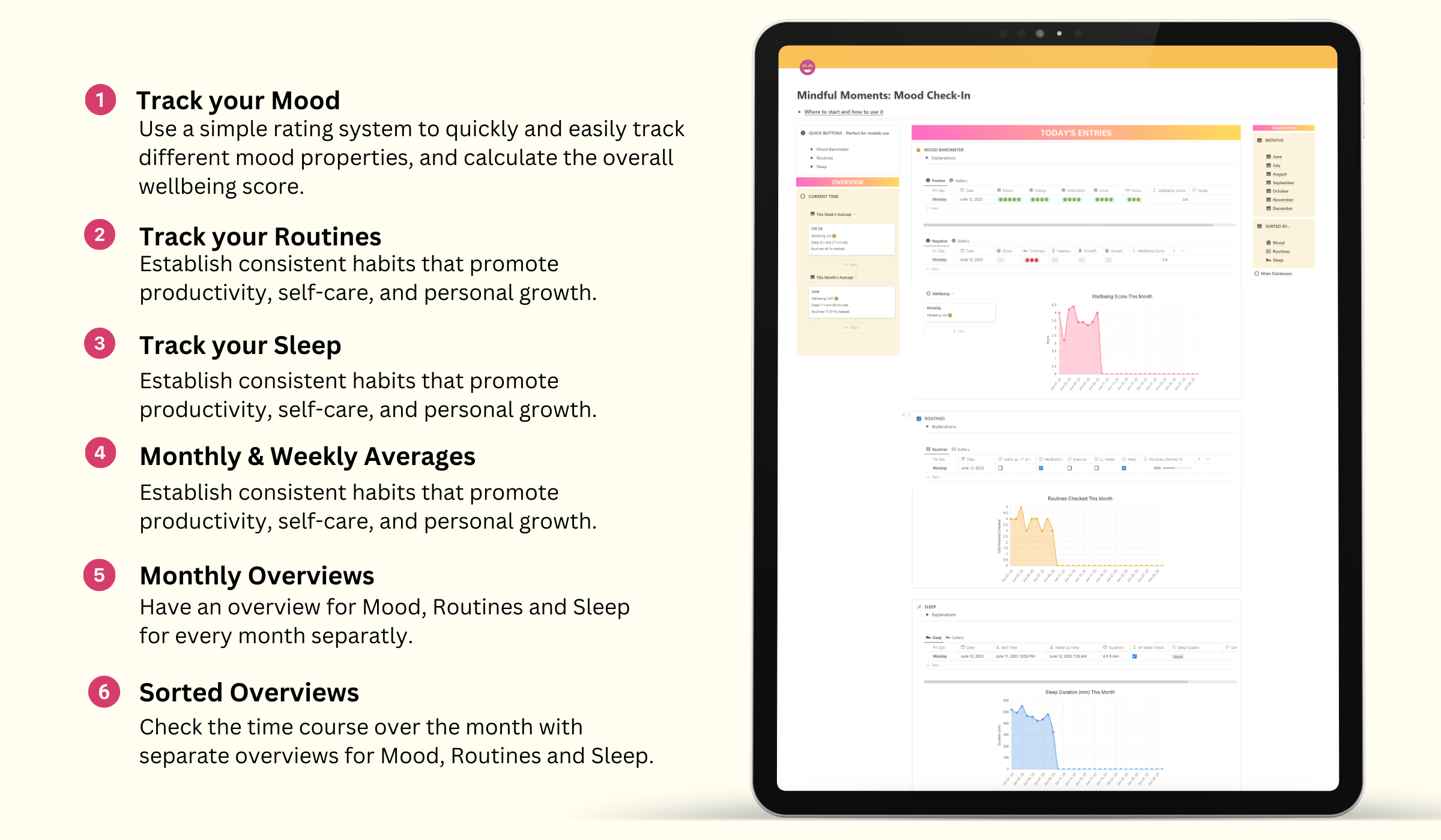 Mindful Moments: Mood Check-In | Notion Everything