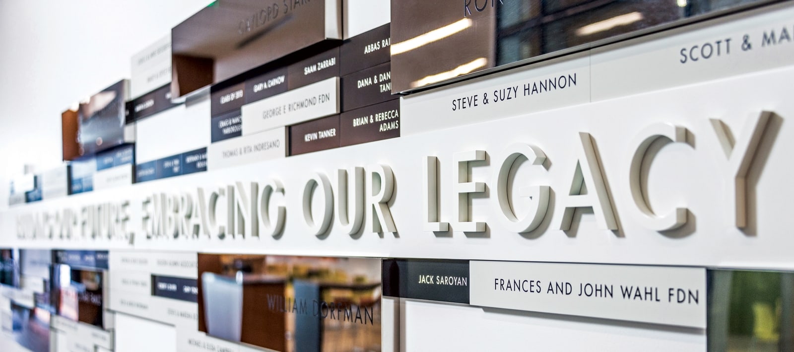 Donor Recognition Signage Design · RSM Design