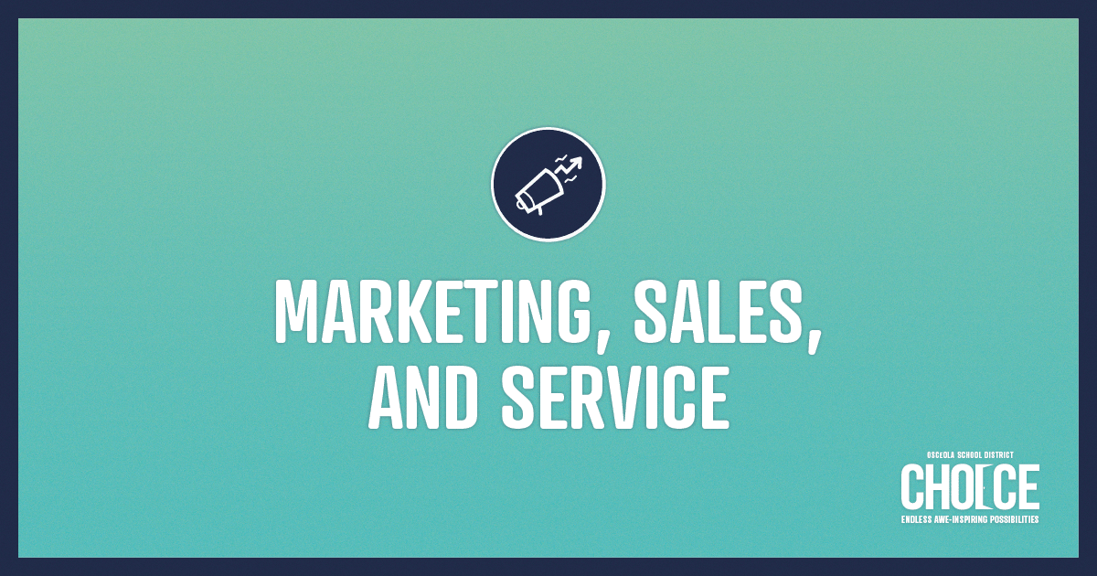 I got Marketing, Sales and Service!
