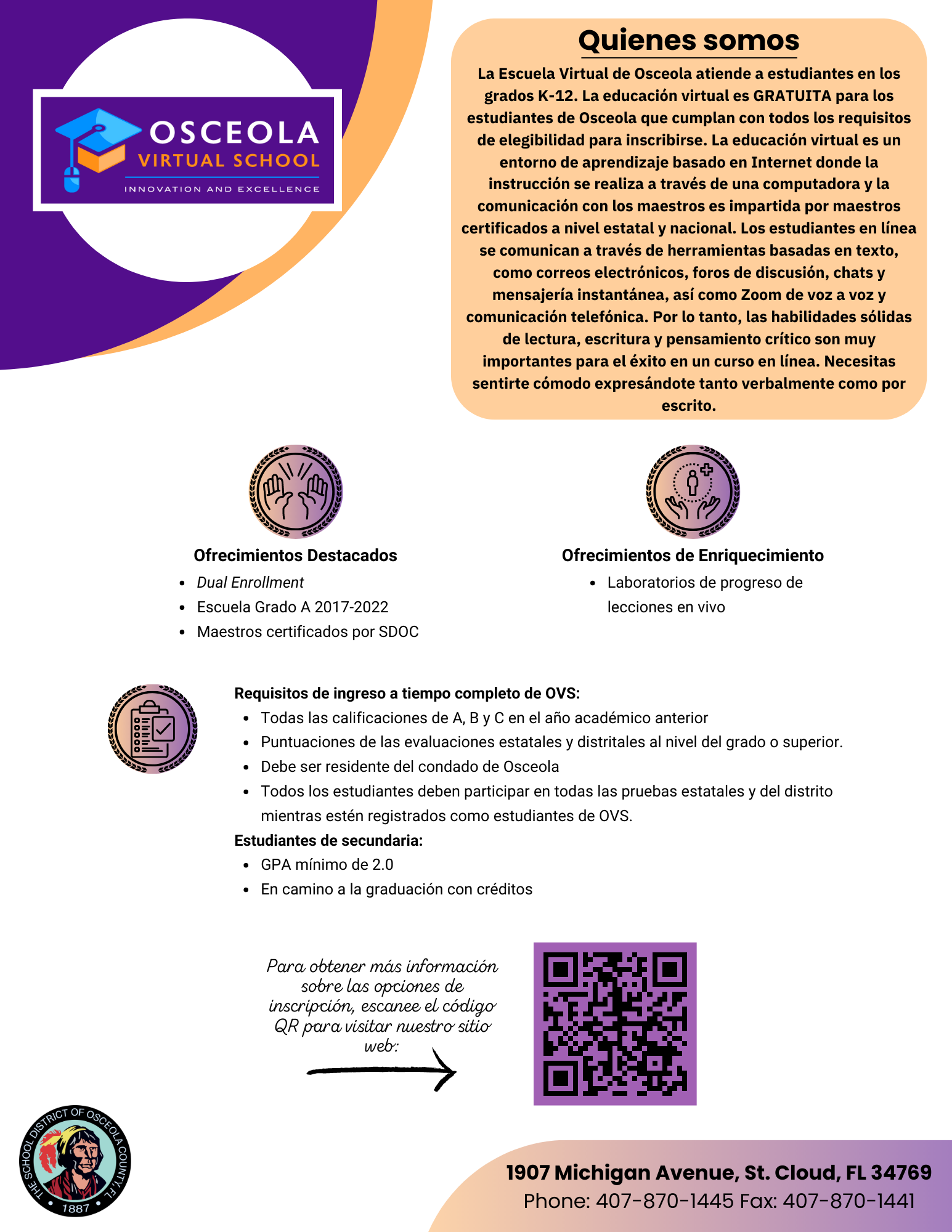 Osceola Virtual School - Osceola School District School Choice Program