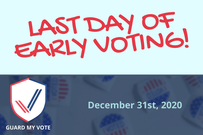 Last Day for Early Voting in the GA Senate Runoff Elections