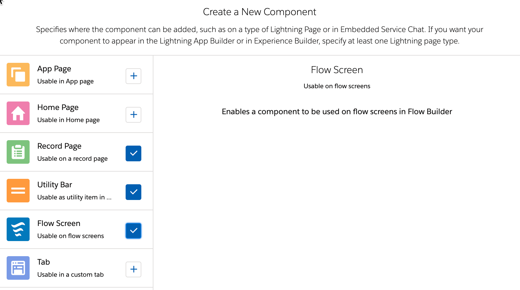 Choosing Metadata targets