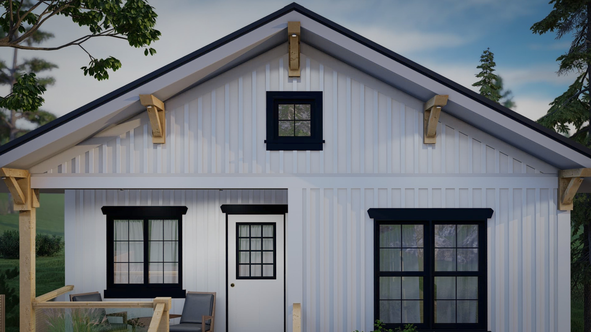 Metal Board & Batten Siding | Walls Metal Roofing