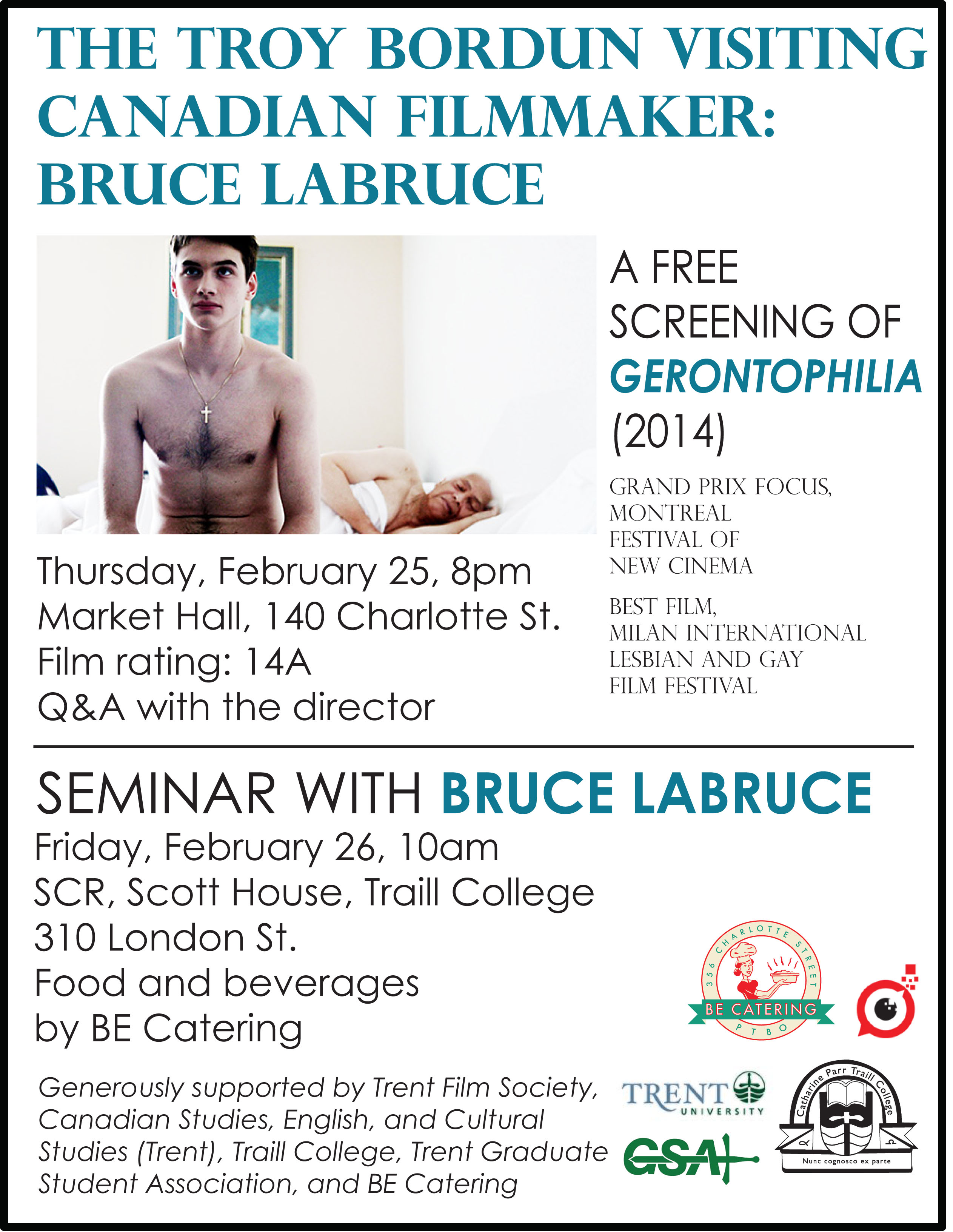 The First Troy Bordun Visiting Canadian Filmmaker: Bruce LaBruce