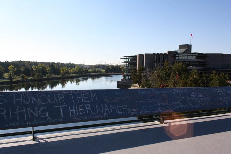 Students commemorate missing and murdered Indigenous womens names on ...
