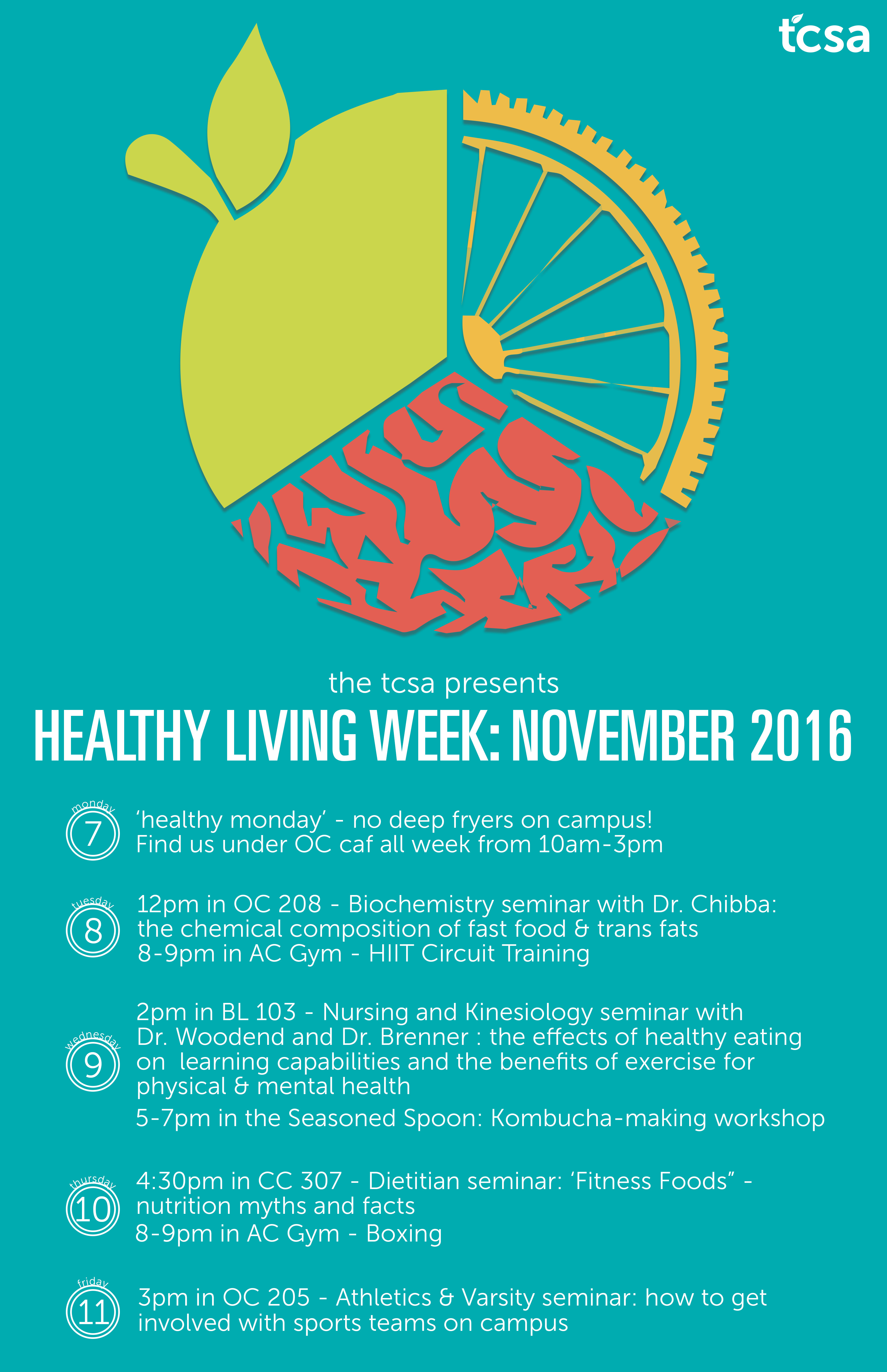 A look at TCSA’s Healthy Living Week Campaign