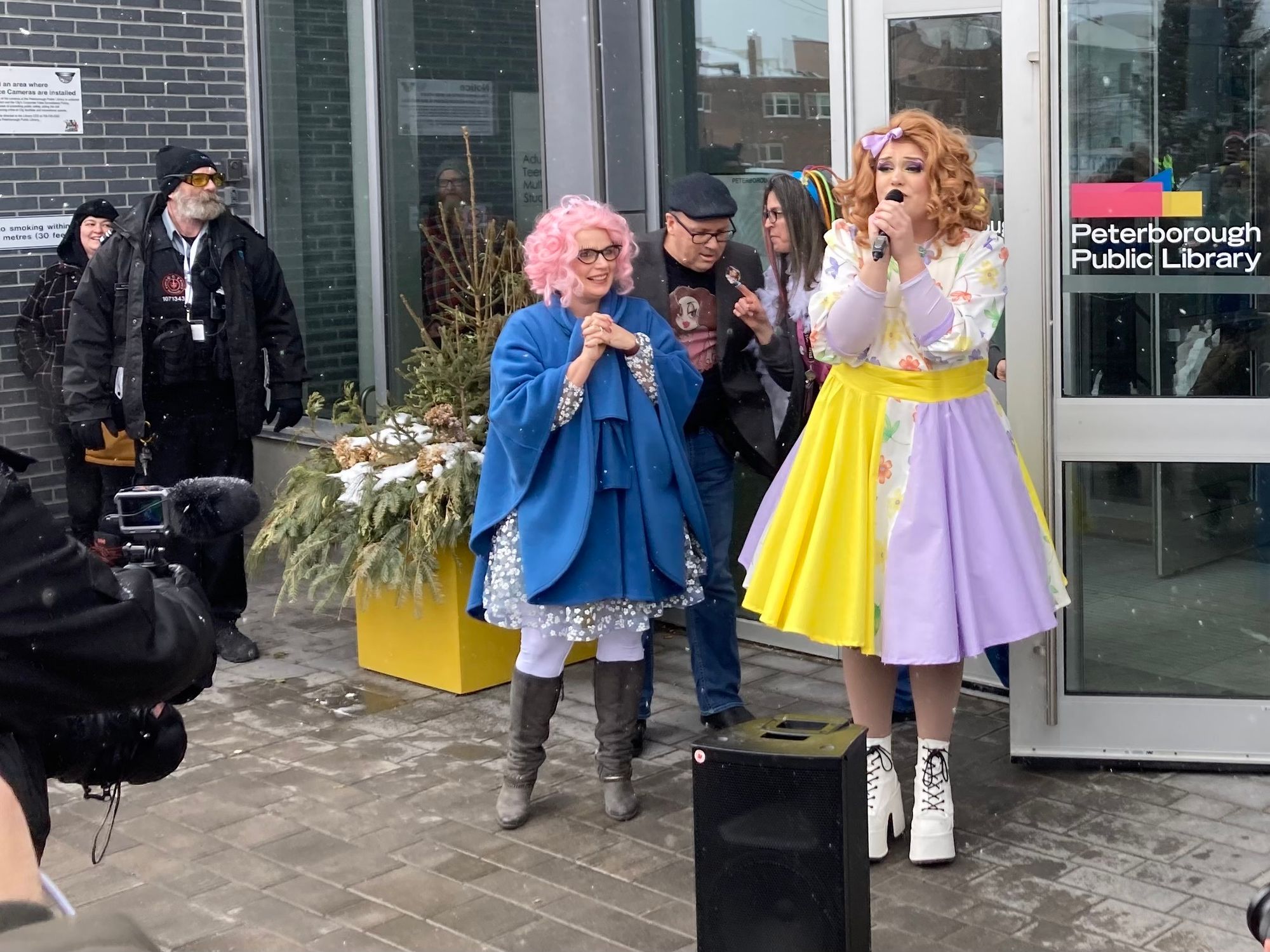 The Fence of Protection: Protestors Outnumbered for the Third Time by ...