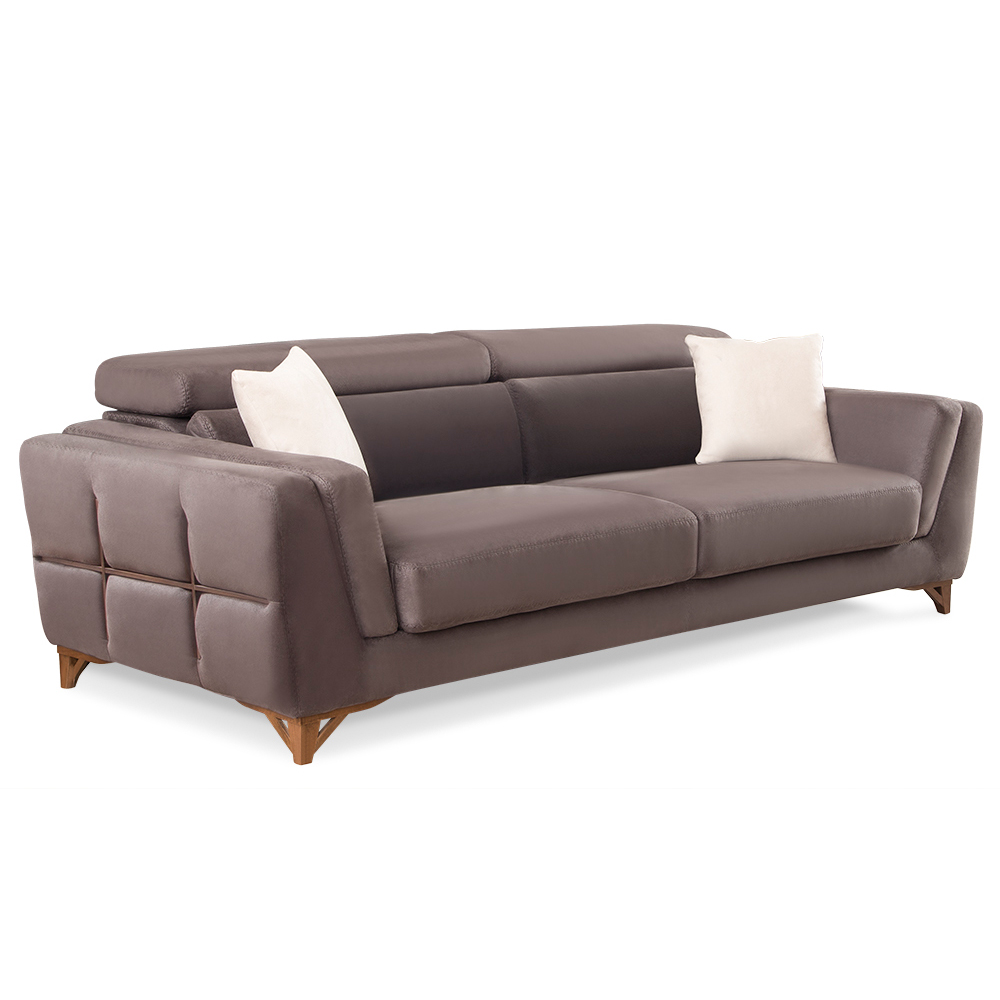Nubuck, Modern and Luxury Hazar Sofa Set by IOTA in IOTA Furniture