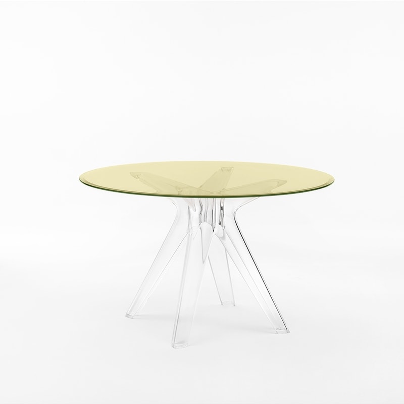 Glass, Luxury and Modern Sir Gio Table Dining Table by Kartell in IOTA ...