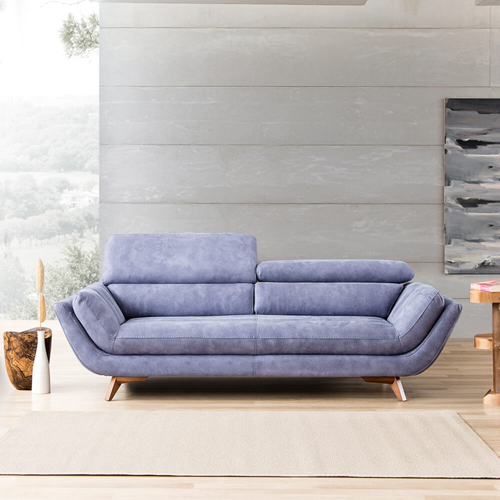 Nubuck, Modern and Luxury Eftalya Sofa Set by IOTA in IOTA Furniture
