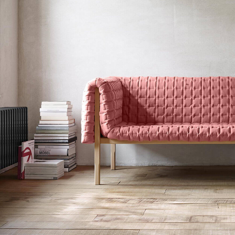 Luxury, Contemporary and Quilted Ruche Sofa Set by Ligne Roset in IOTA ...