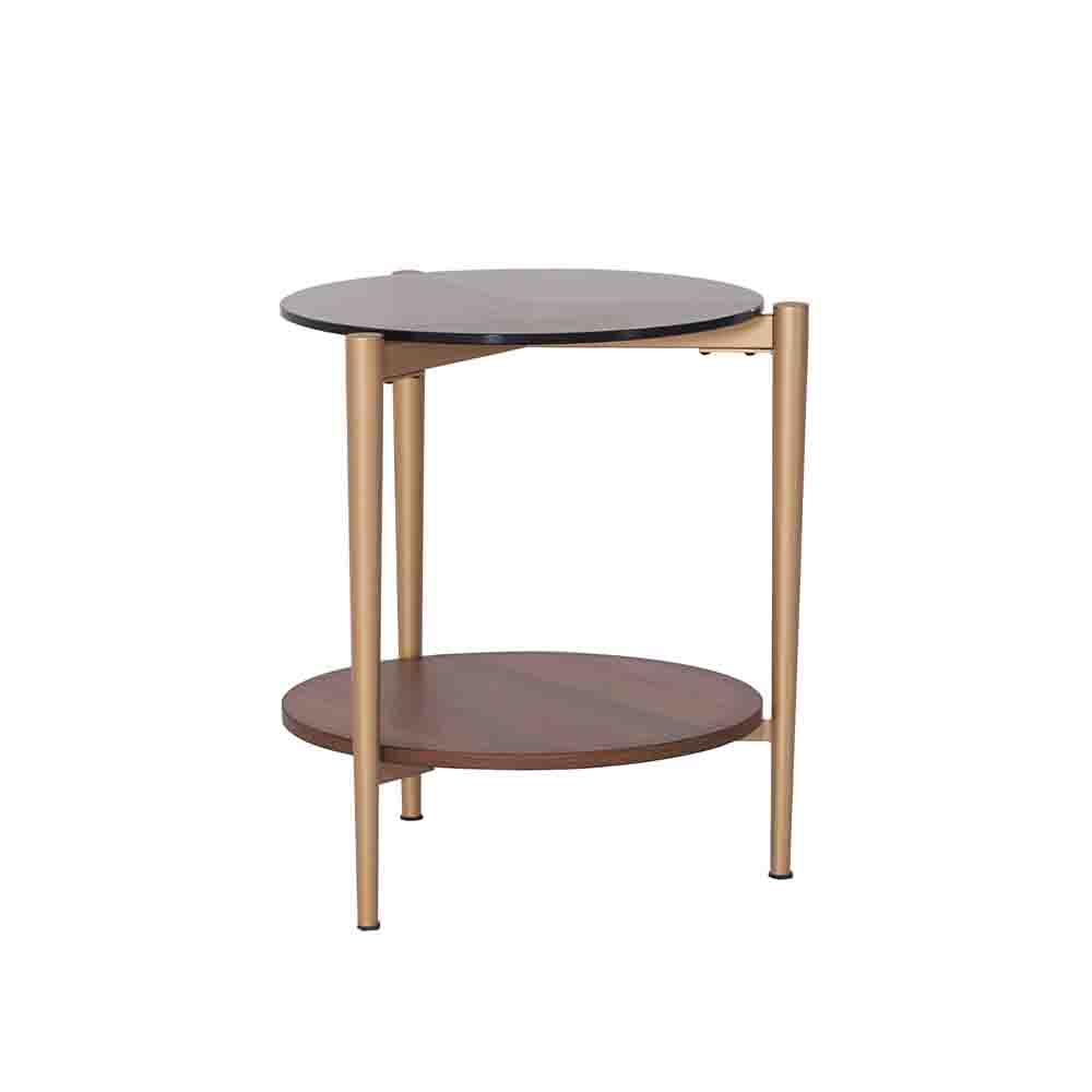 Round, Metal and Glass Blake Coffee and Side Table by IOTA in IOTA ...