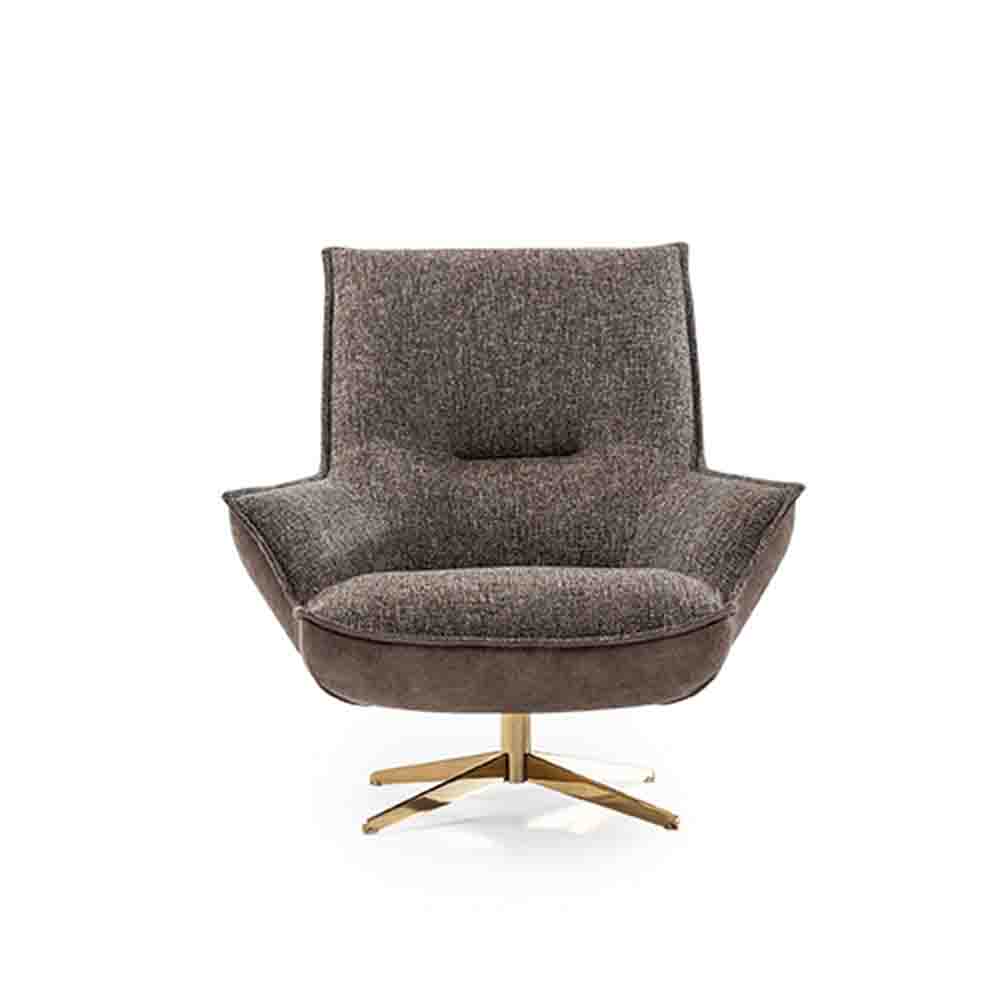 Contemporary, Modern and Luxury Alpha Armchair by Bomonti in IOTA Furniture