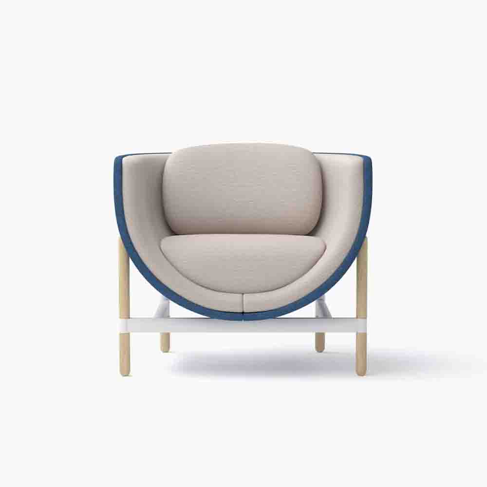 Modern, Luxury and Contemporary Capsule Armchair by IOTA in IOTA Furniture