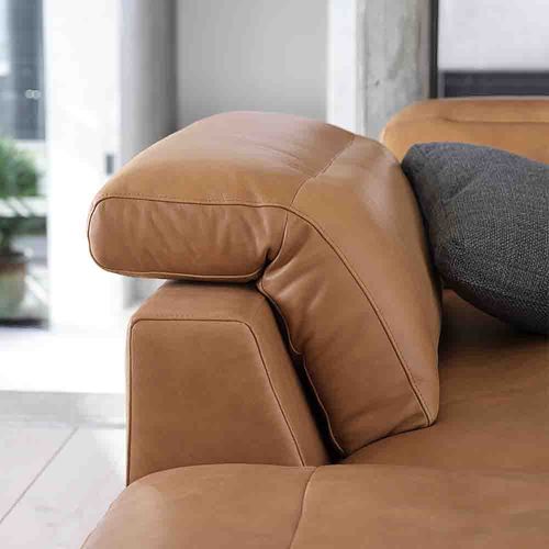 Leather, Modern and Luxury Voluzzi Sofa Set by Flexlux in IOTA Furniture