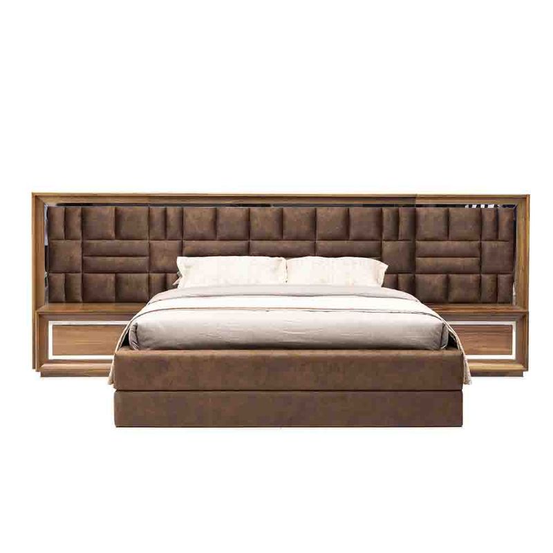 Wood, Modern and Luxury Genova Bed Stead by IOTA in IOTA Furniture