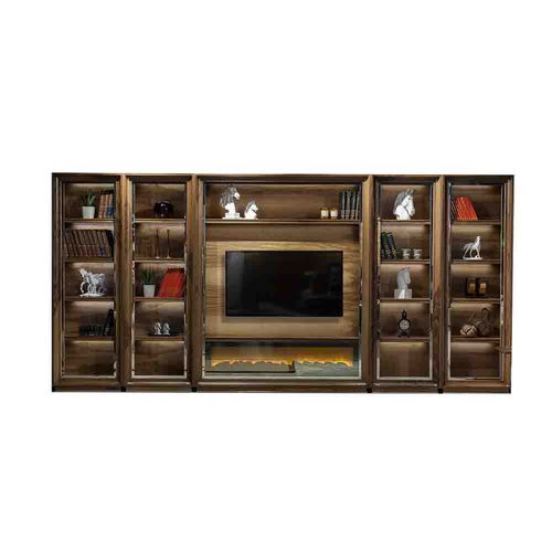 Wood, Modern and Luxury Genova Wall Unit by IOTA in IOTA Furniture