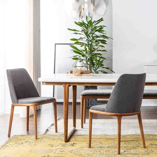 Wood, Modern and Luxury Point Dining Chair by IOTA in IOTA Furniture