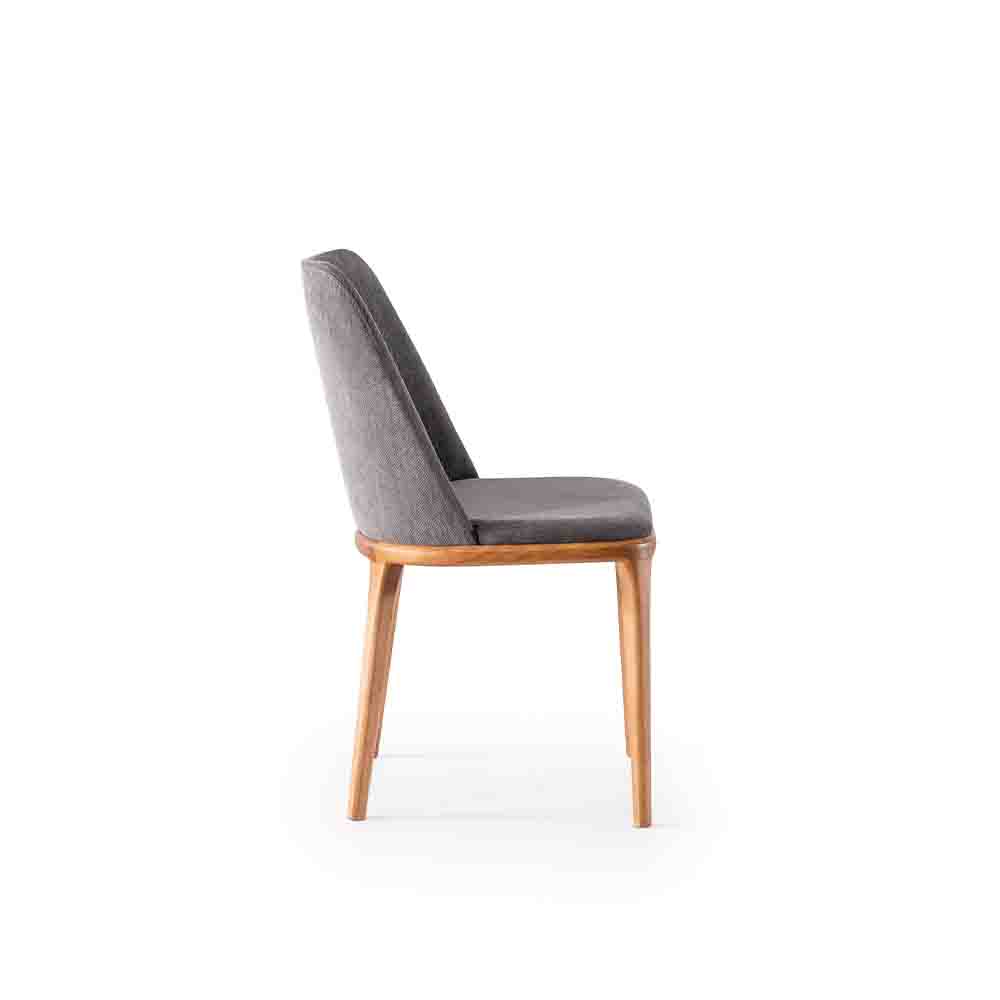 Wood, Modern and Luxury Point Dining Chair by IOTA in IOTA Furniture