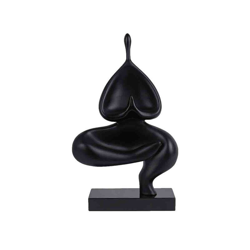 Black, Modern and Abstract Namaste Decorative Object by IOTA in IOTA ...