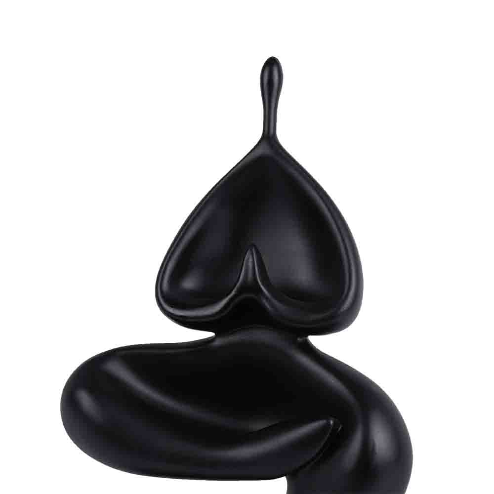 Black, Modern and Abstract Namaste Decorative Object by IOTA in IOTA ...