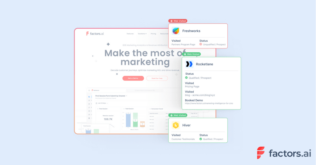 Al -Powered Visitor Tracking Software for Marketers | Factors.ai