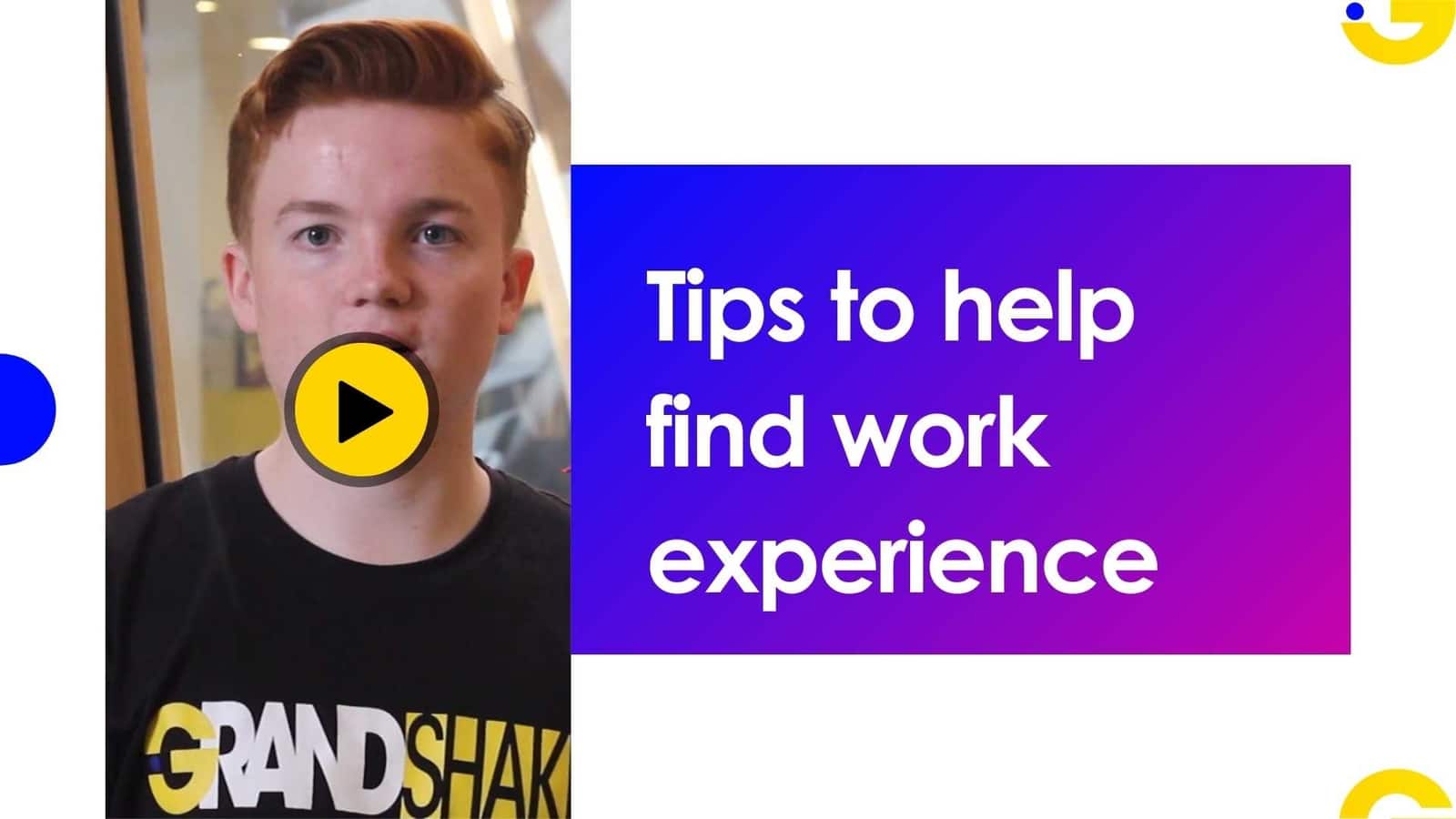5 Tips to help high school students find work experience - Grandshake