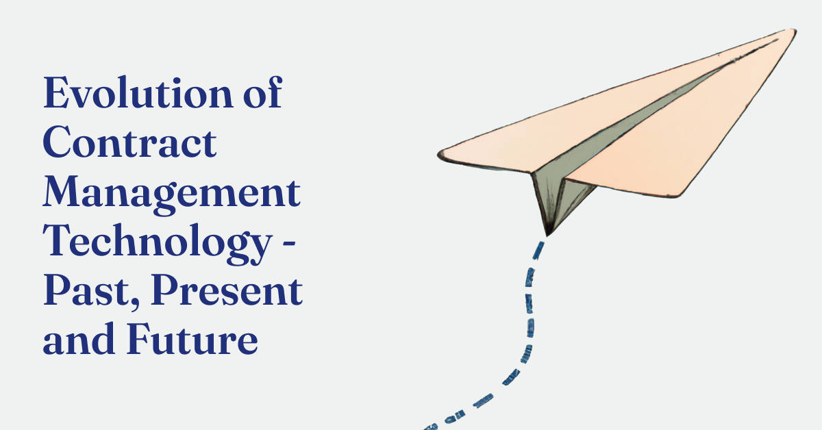 Evolution of Contract Management Technology - Past, Present and Future