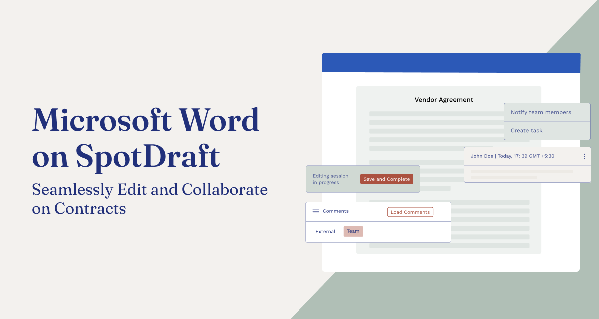 Announcing: Microsoft Word on SpotDraft