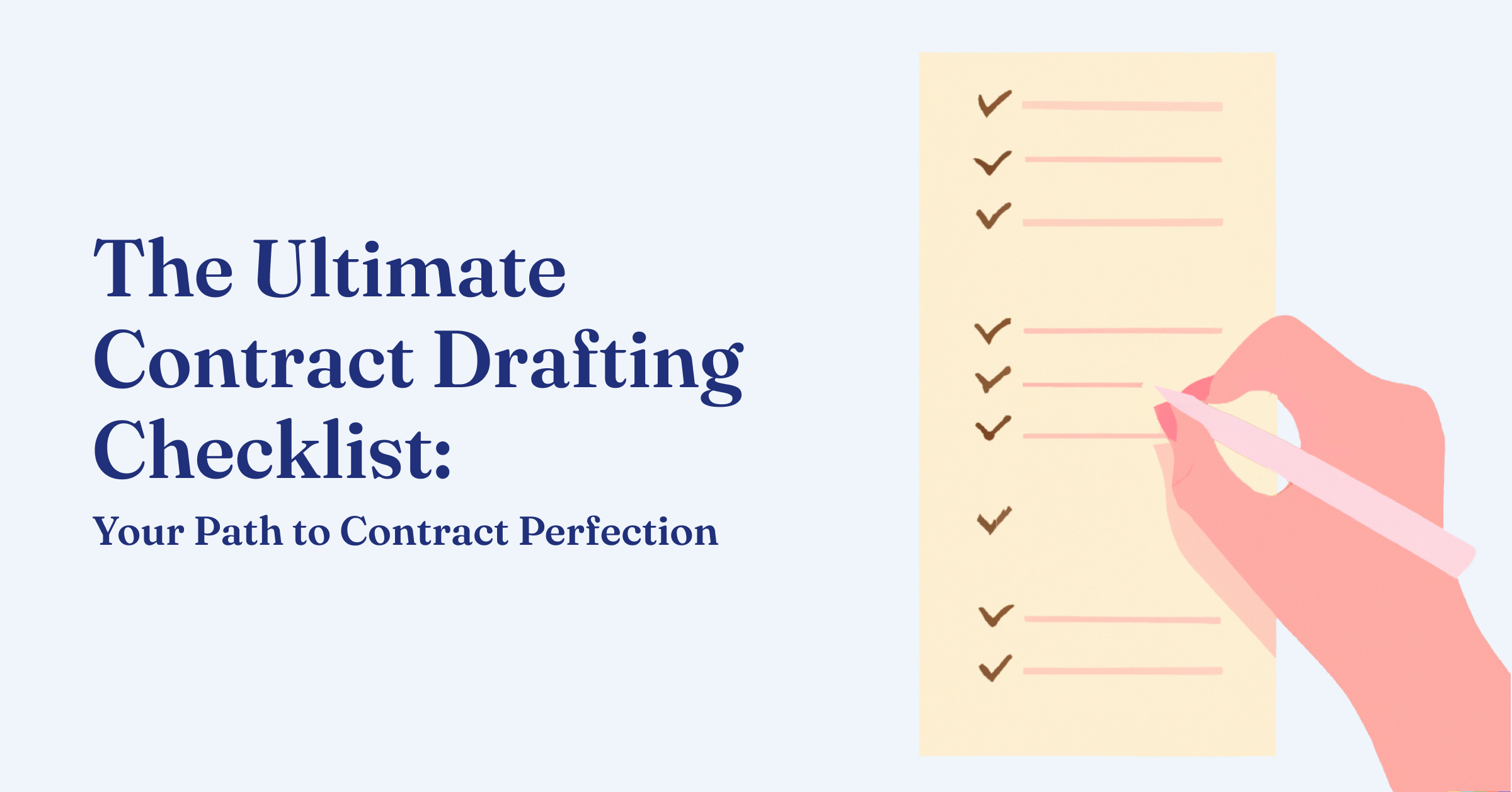 The Ultimate Contract Drafting Checklist