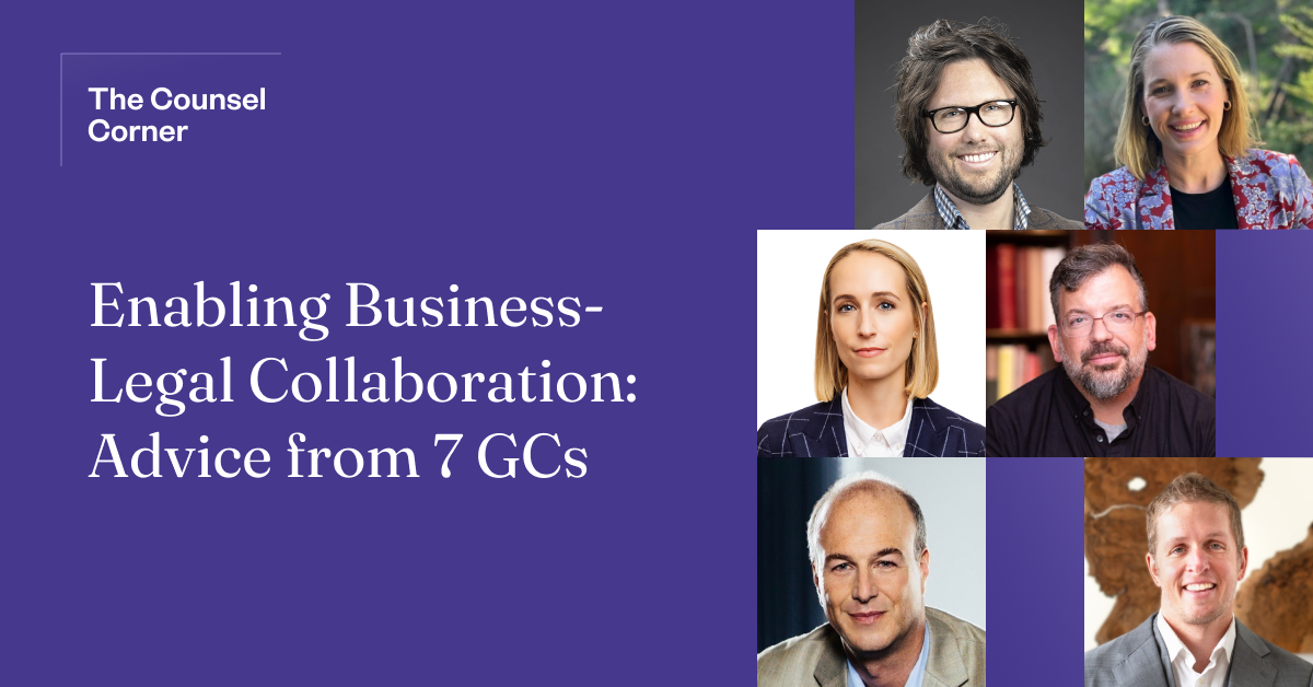 How to enable collaboration between legal and business
