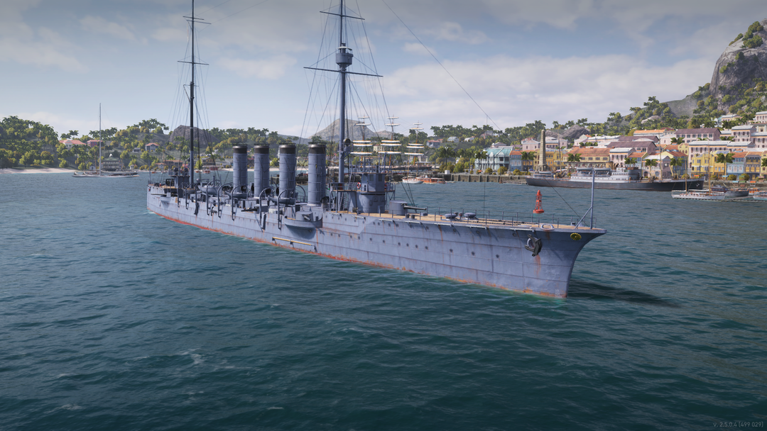 Chikuma – WoWS: Legends – Stats + Builds – Tier I Cruiser