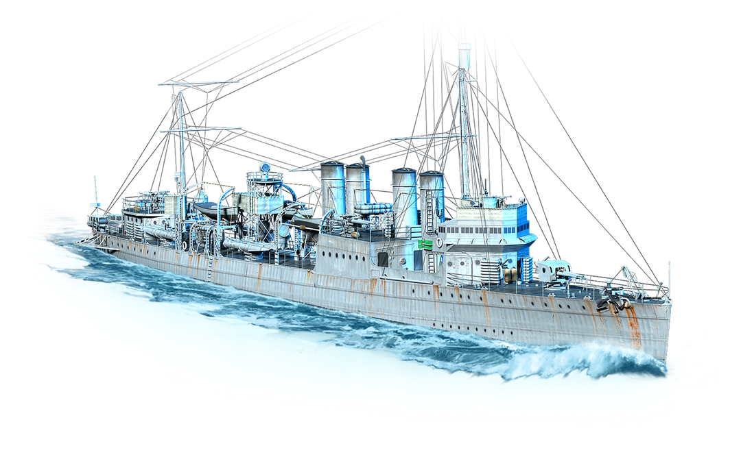 Clemson – WoWS: Legends – Stats + Builds – Tier III Destroyer