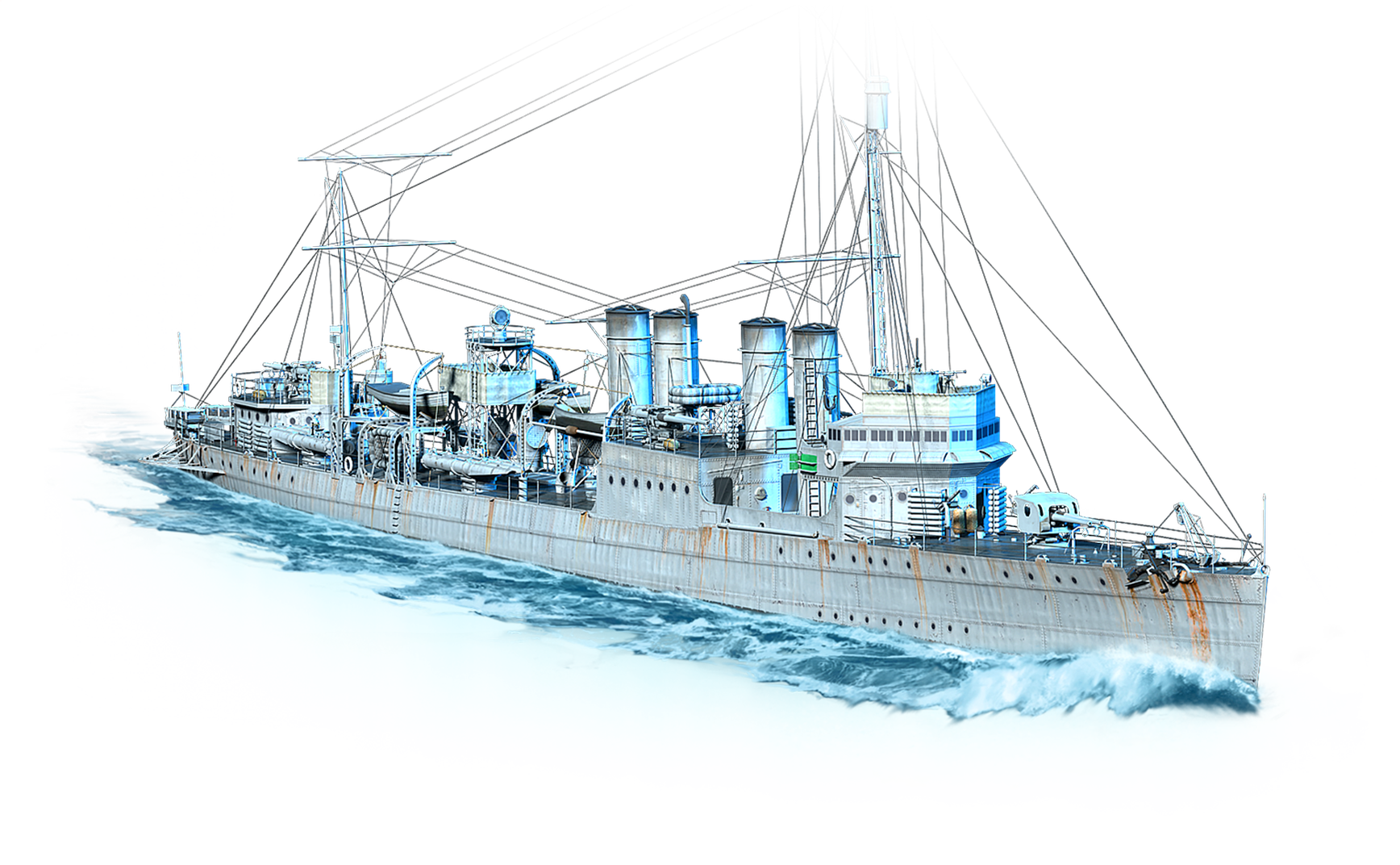 Clemson – WoWS: Legends – Stats + Builds – Tier III Destroyer
