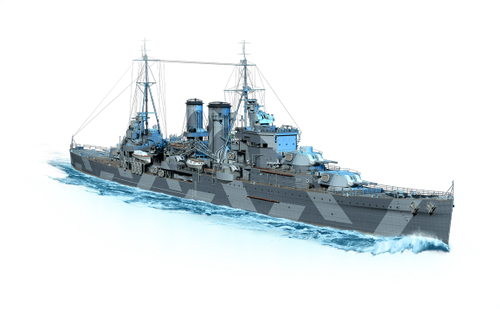 Minotaur – WoWS: Legends – Stats + Builds – Tier ★ Cruiser