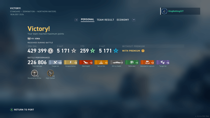 Iowa – WoWS: Legends – Stats + Builds – Tier VII Battleship