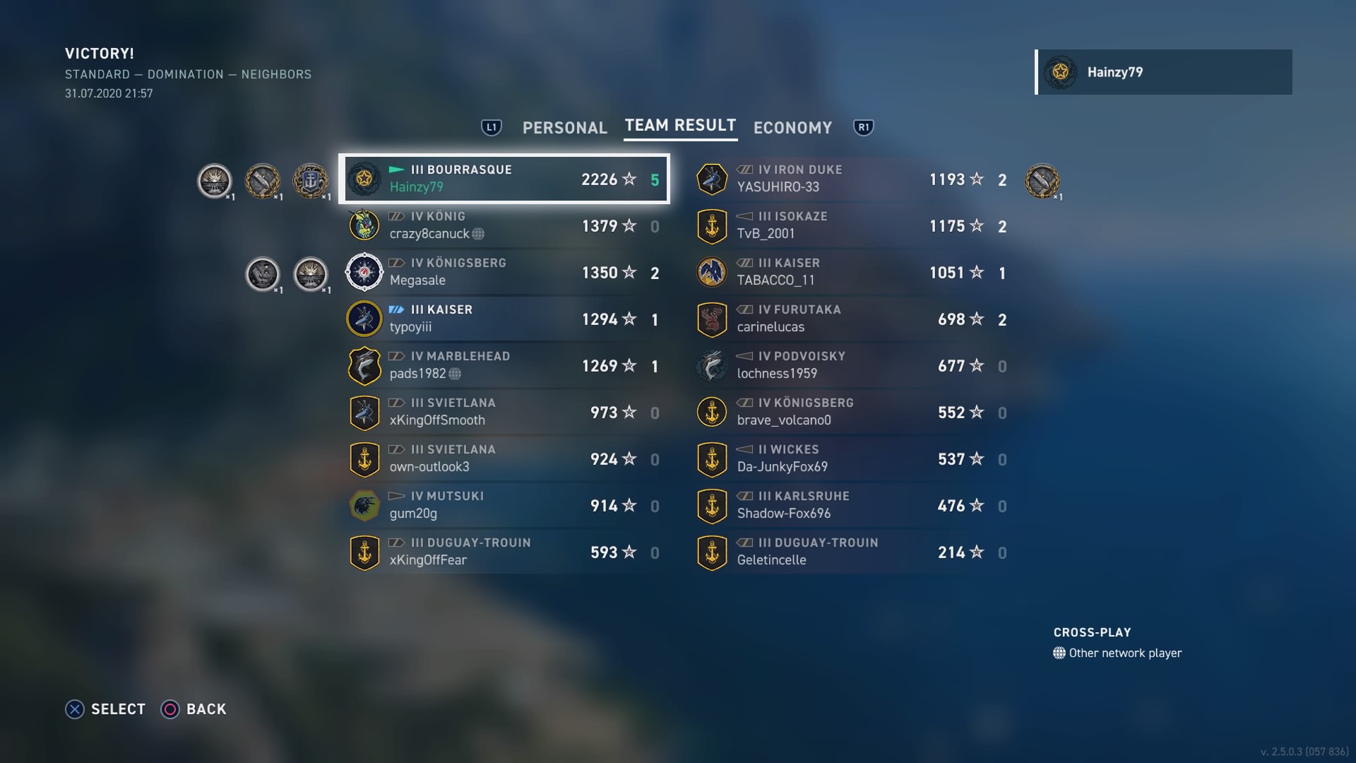 Bourrasque – WoWS: Legends – Stats + Builds – Tier III Destroyer