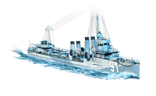 Mogador – WoWS: Legends – Stats + Builds – Tier VIII Destroyer